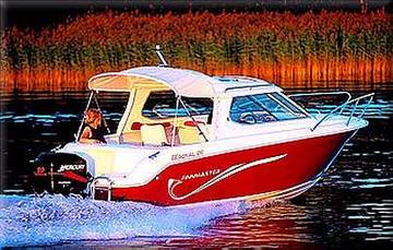 Boat canopy rear canopy Finnmaster 61 HT / 6100 Royal OC – Seaside Marin