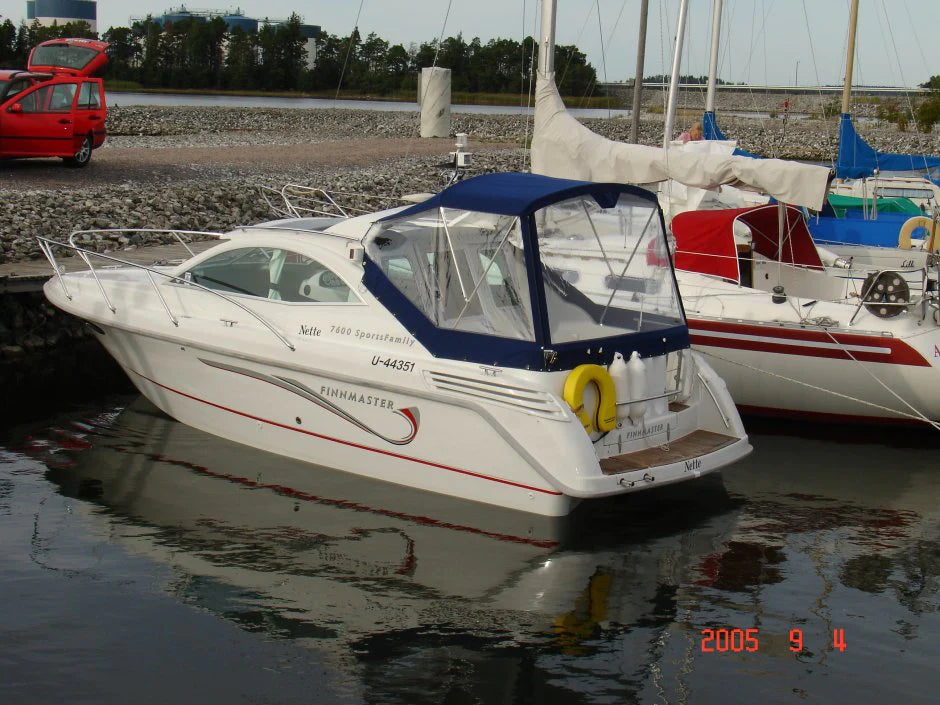 Boat canopy rear canopy Finnmaster 7600 Sport Family – Seaside Marin