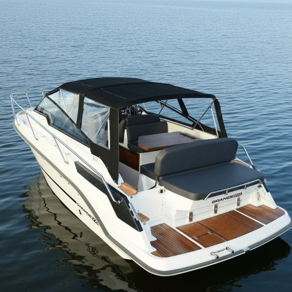 Boat canopy rear canopy Finnmaster Grandezza 27 DC – Seaside Marin