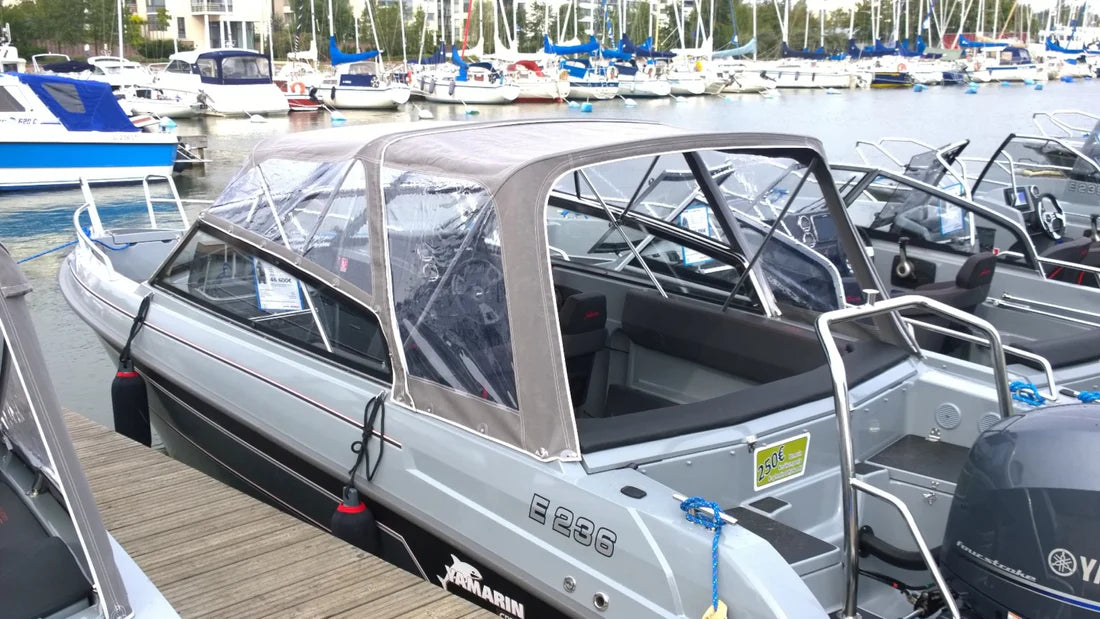 Boat canopy-rear canopy-harbor canopy Yamarin 6420 / 64 DC / 64 BR ...