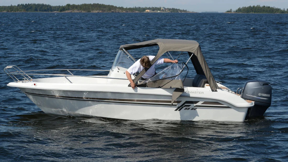 Boat canopy rear canopy Finnmaster 55 SC – Seaside Marin