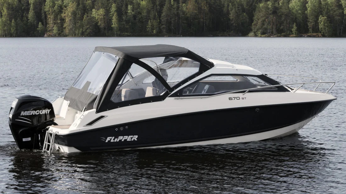 Boat canopy aft canopy Flipper 670 DC – Seaside Marin