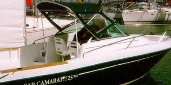 Jeanneau Cap Camarat 725 WA Båtkapell - Original Skydd – Seaside Marin