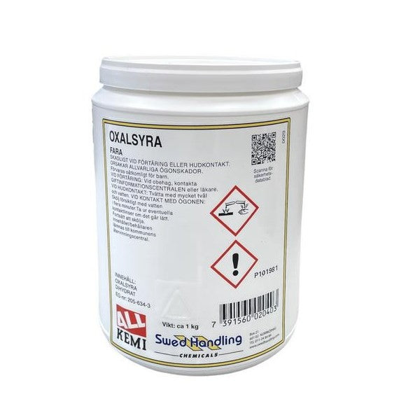 Oksalsyrepulver, 1 kg – Seaside Marin